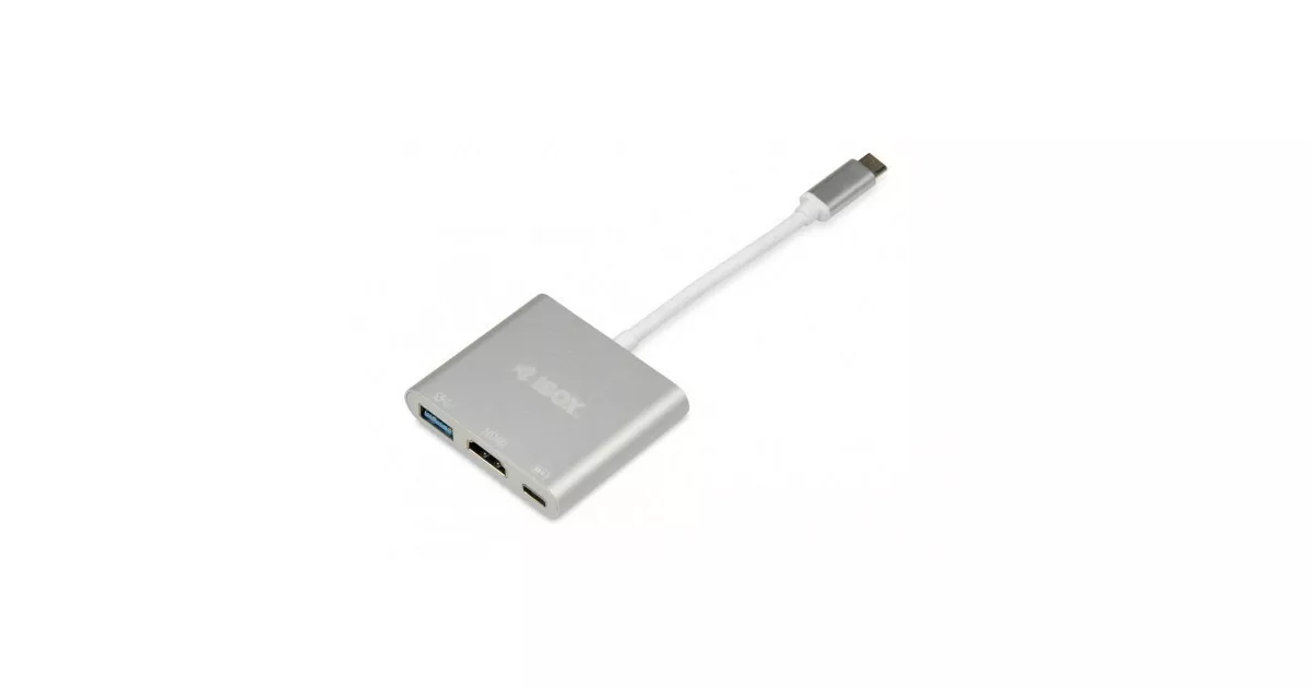 iBOX HUB USB Type-C power delivery HDMI USB A | Kakto.pl