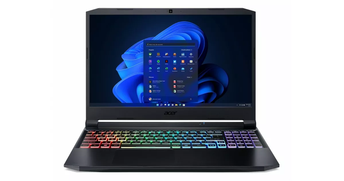 Acer Notebook Nitro 5 AN515-57-55ZS WIN11H/i5-11400H/16GB/512 SSD/RTX3060/15.6 | Kakto.pl